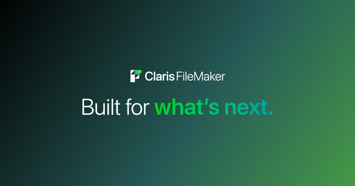 Claris FileMaker 2025 | Create AI-powered business solutions
