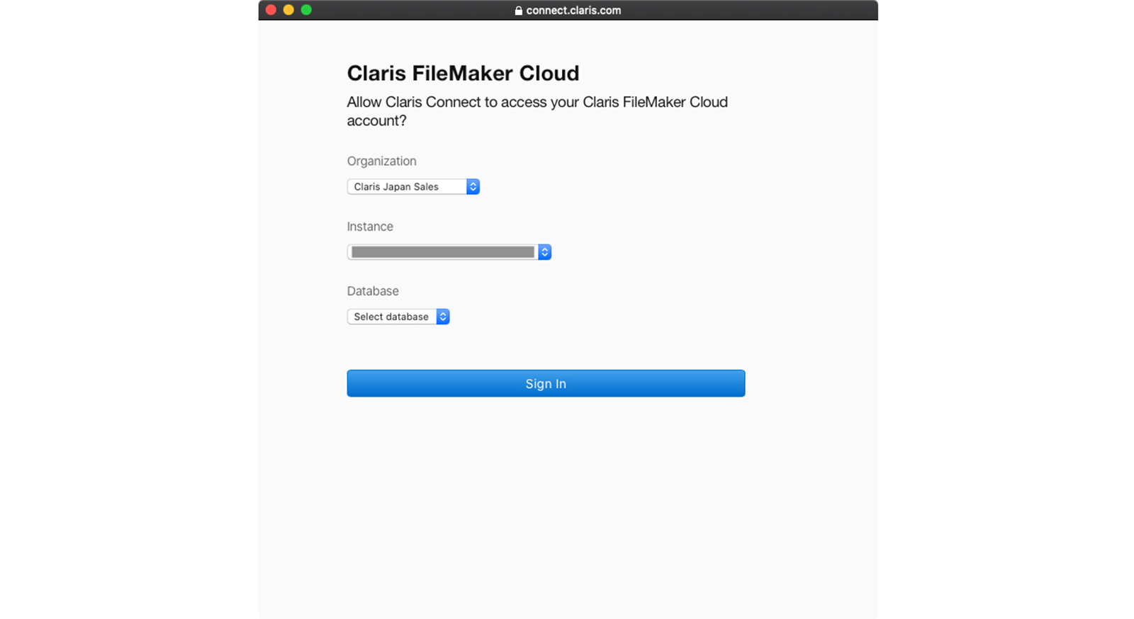 初めての Claris Connect
