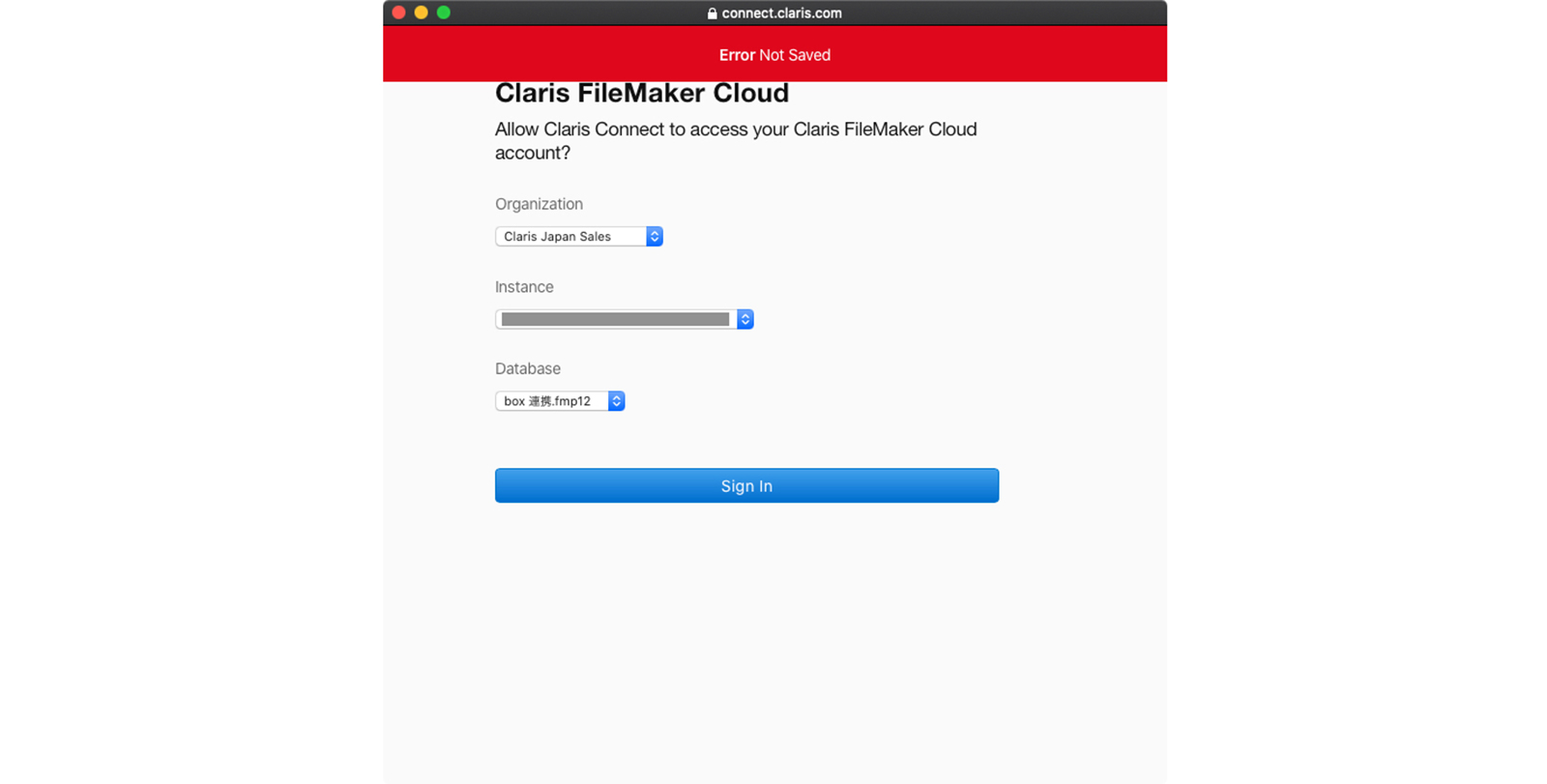 初めての Claris Connect