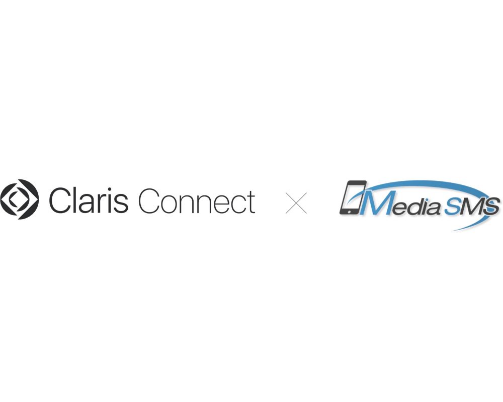 Claris Connect が新たに「メディア SMS」と連携開始