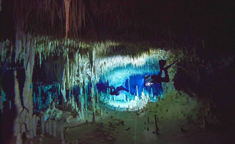 Scientists find underwater wonders in Yucatan Peninsula.