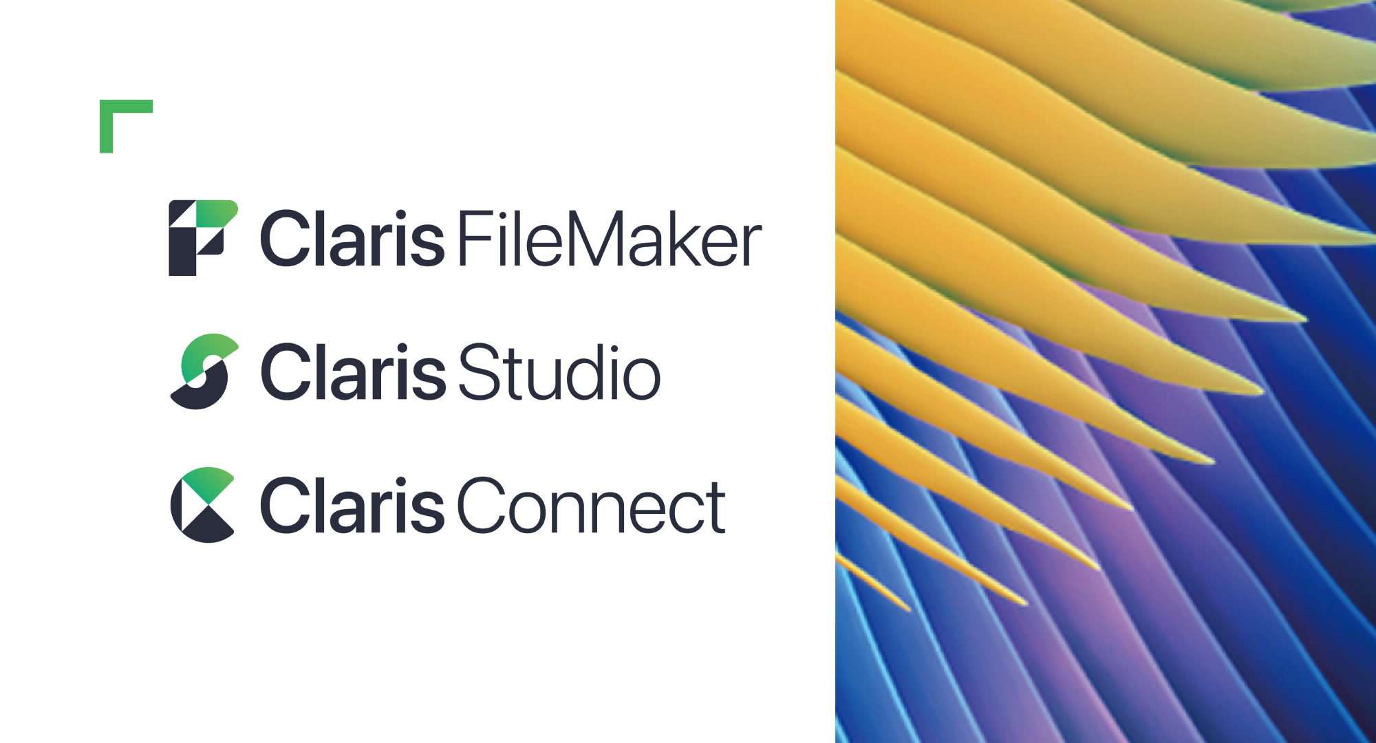 Claris FileMaker ボリュームライセンス契約のお客様は追加料金なしで Claris Studio と Claris Connect が利用可能に。