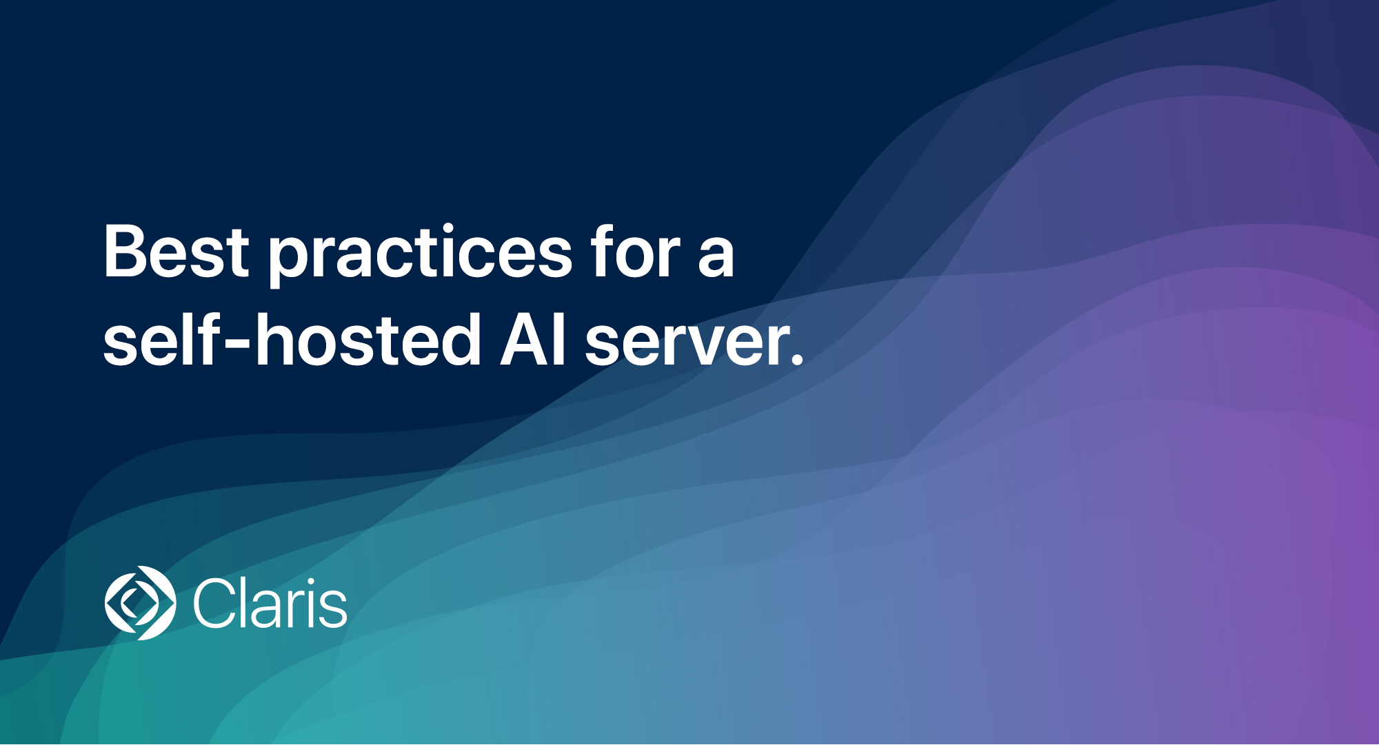 How to run your own AI Model Server with Claris FileMaker 2025.