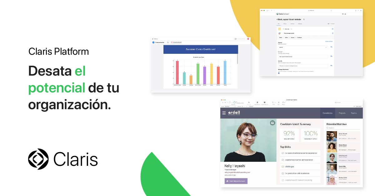 Plataforma Claris: desata el potencial de tu organización.