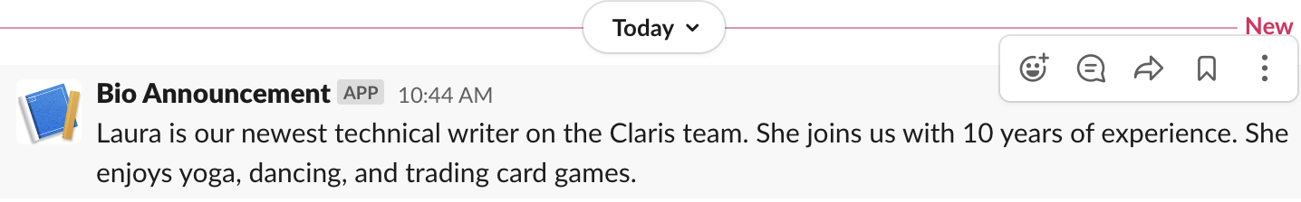 Integrating FileMaker custom apps with Slack