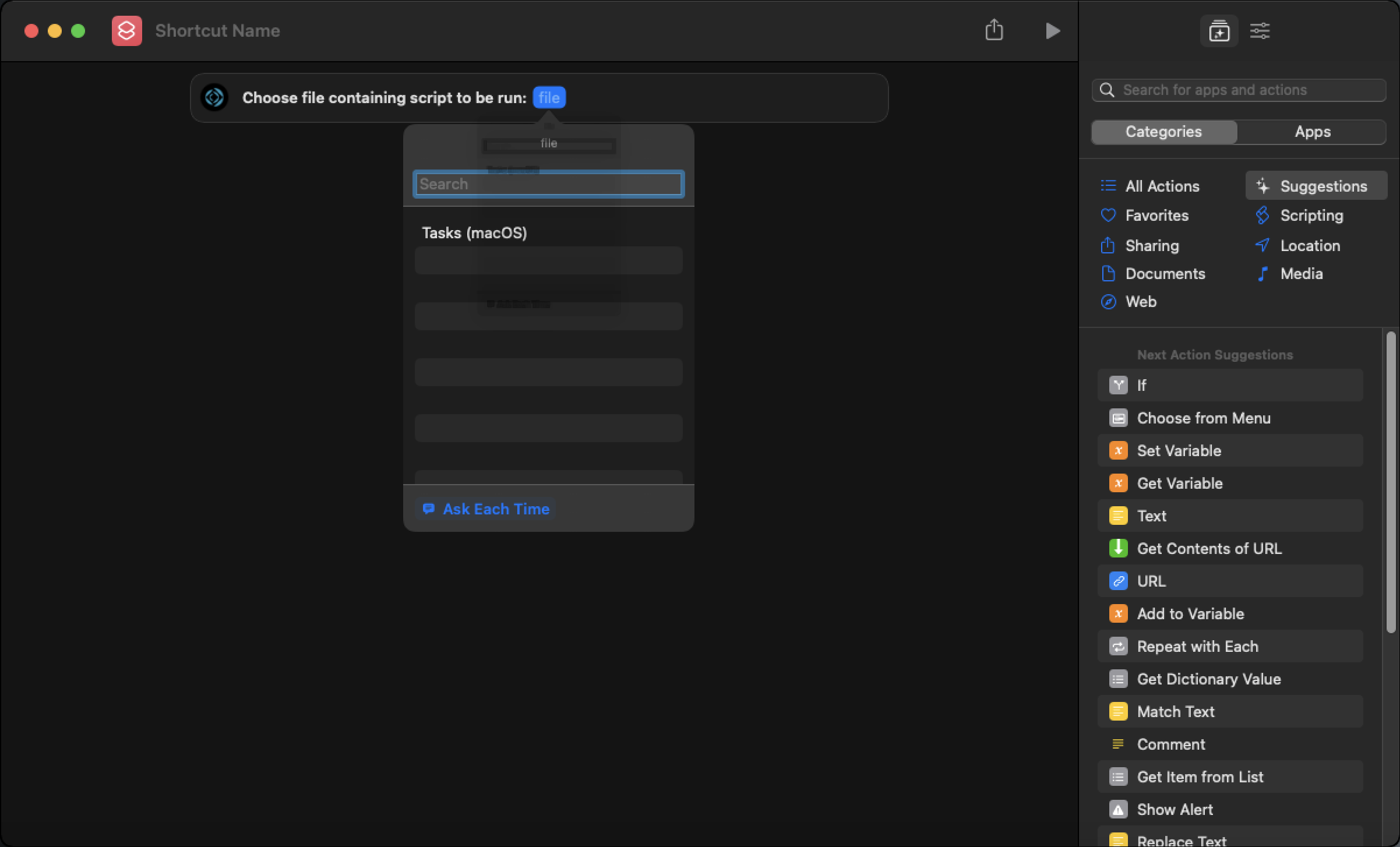 Using the Shortcuts app with FileMaker Pro