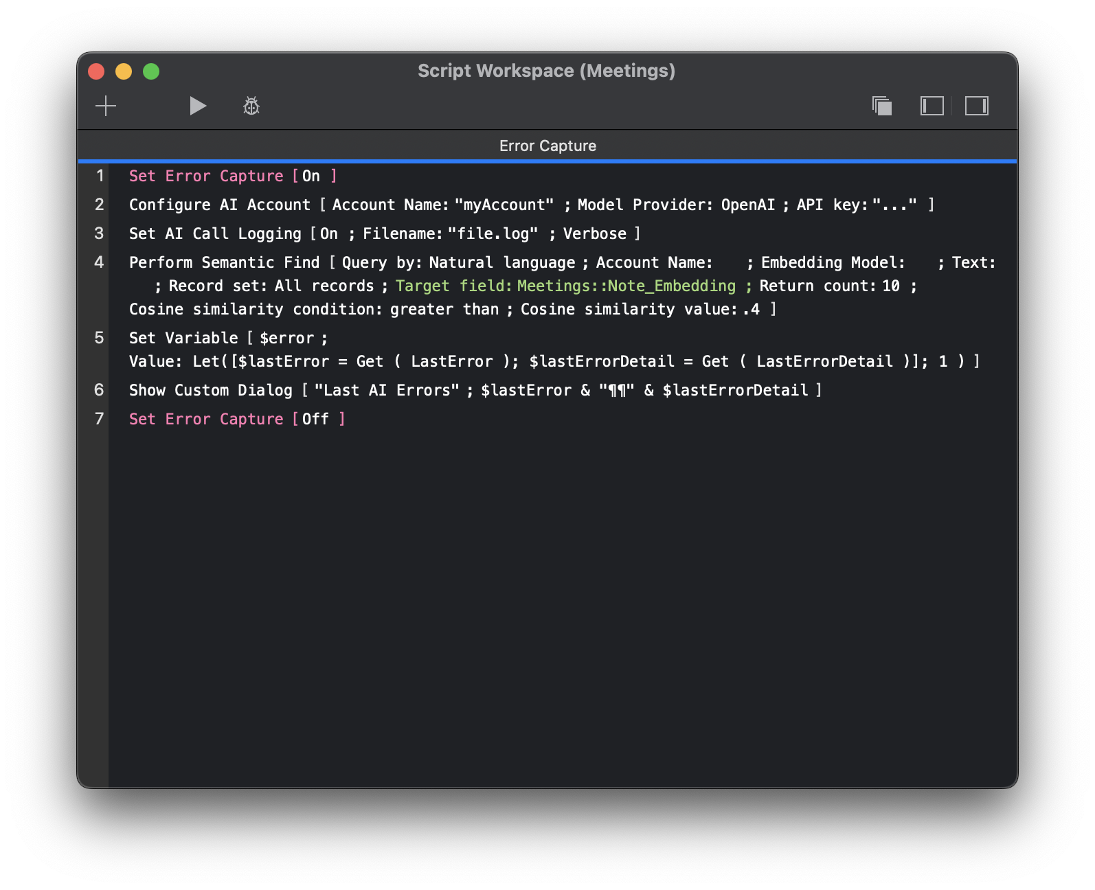 Working with LLMs in FileMaker 2024