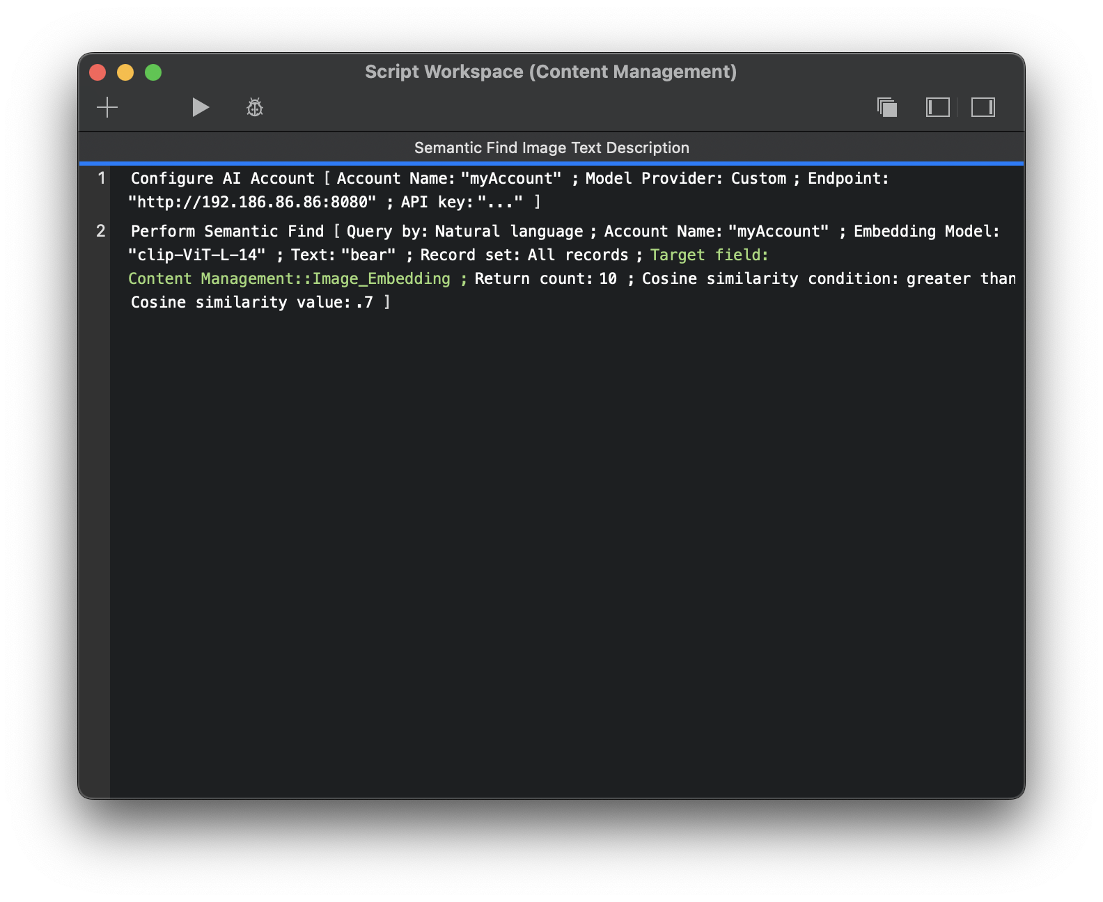 AI-powered semantic search for images in FileMaker 2024