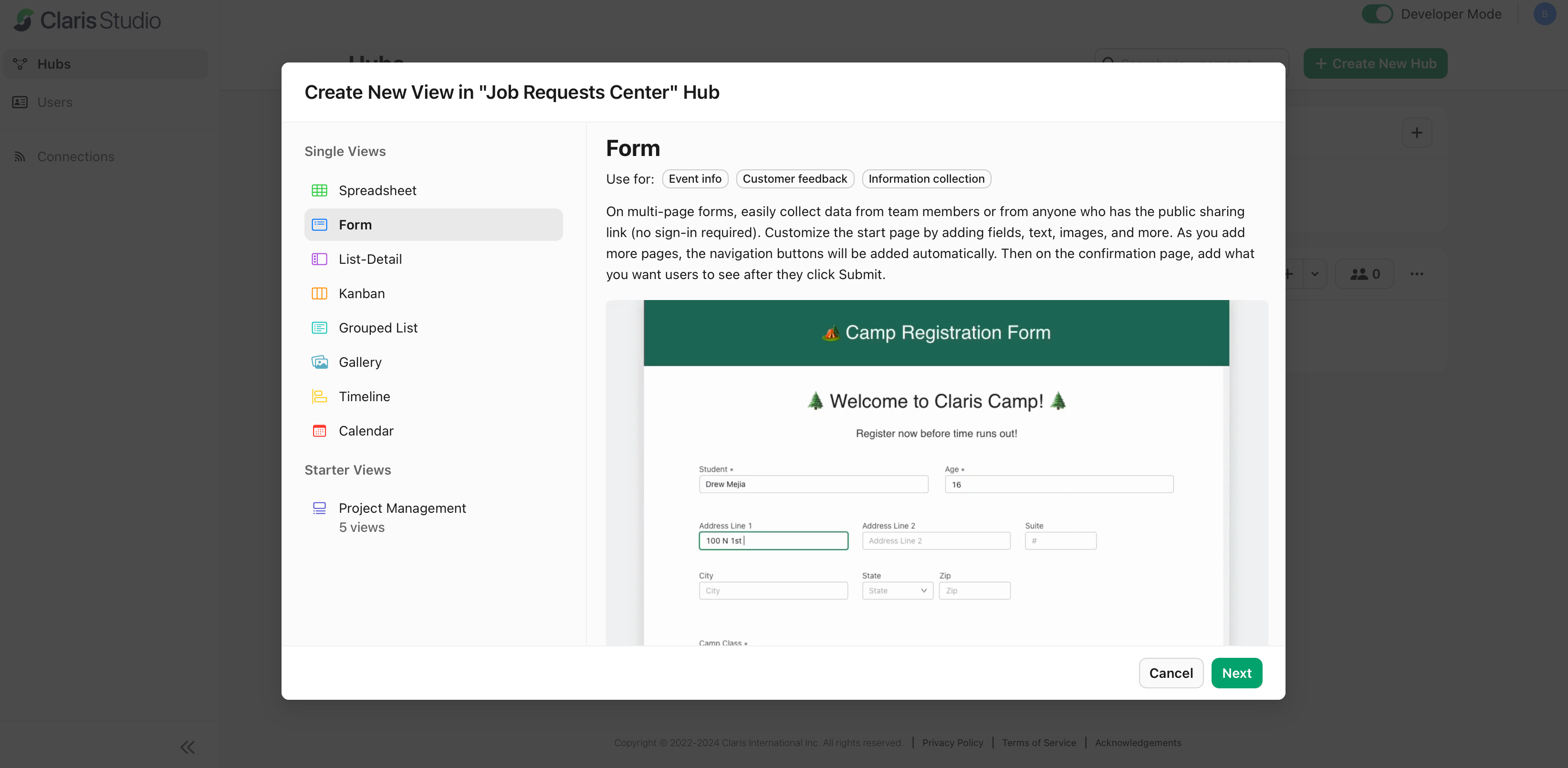 How to integrate data from Claris Studio forms in FileMaker Pro apps
