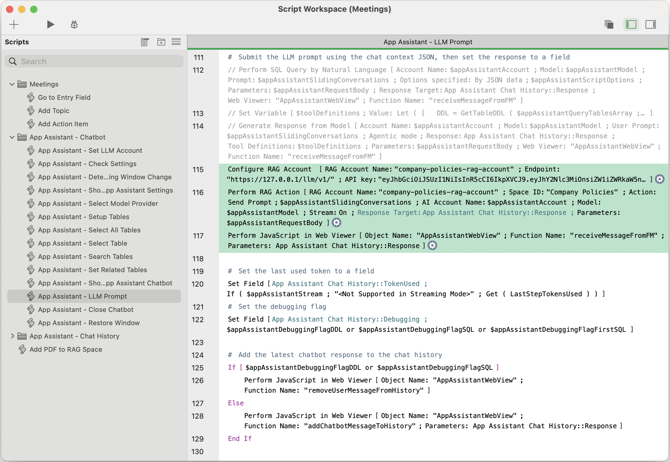 App Assistant: An example for adding AI-powered chat to Claris ...