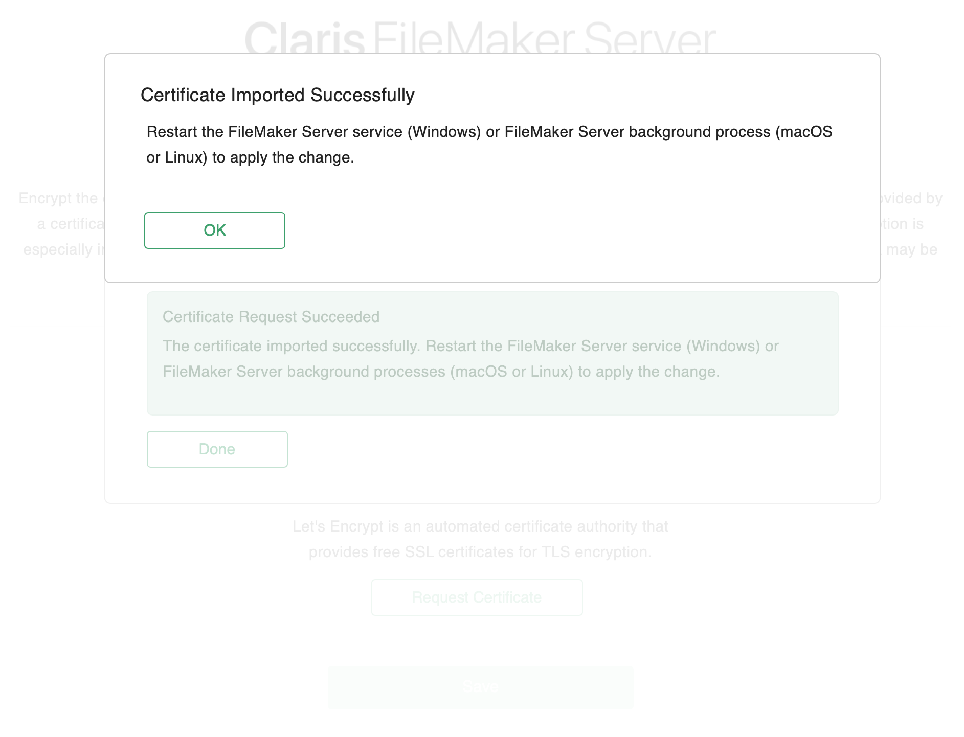 Using Let's Encrypt with FileMaker Server 2025
