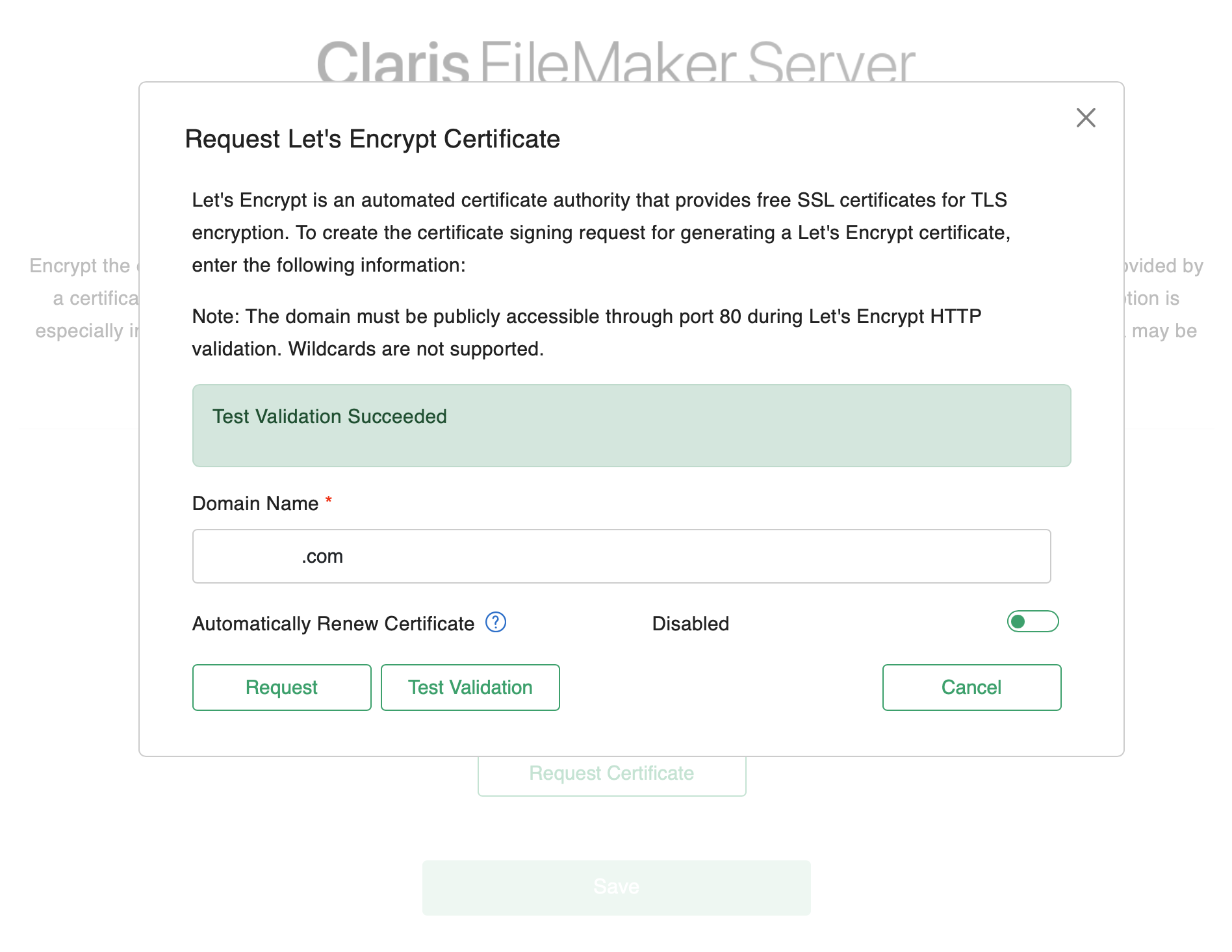 Using Let's Encrypt with FileMaker Server 2025