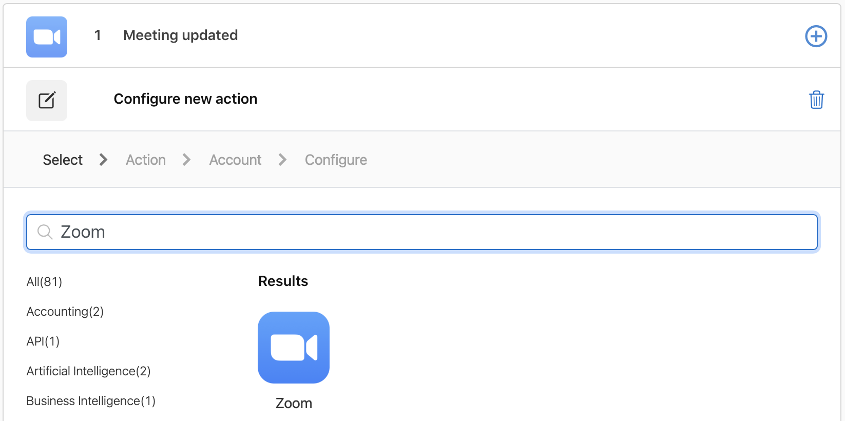 How to get started with Zoom in Claris Connect