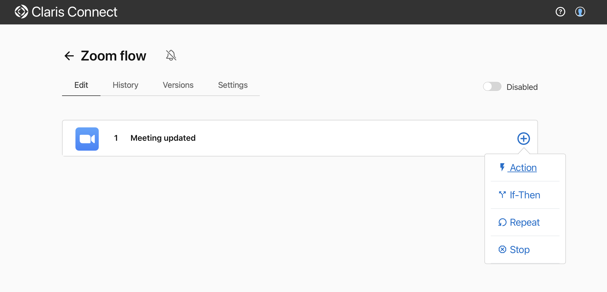 How to get started with Zoom in Claris Connect