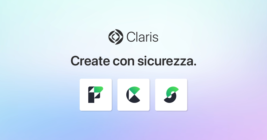 Create rapidamente app aziendali più intelligenti con Claris | claris.com