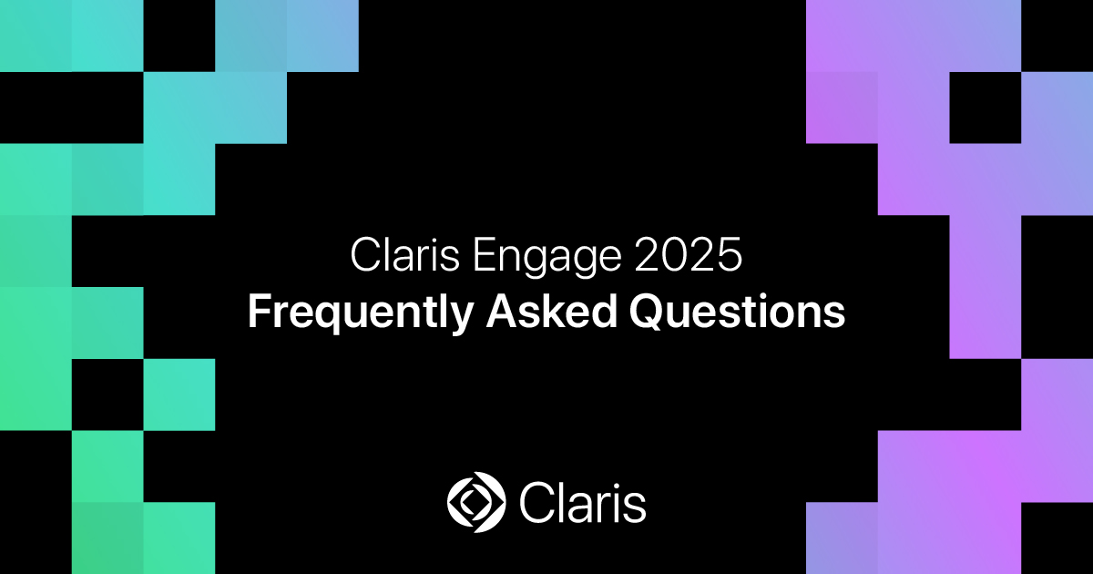 Claris Engage 2025 Frequently Asked Questions