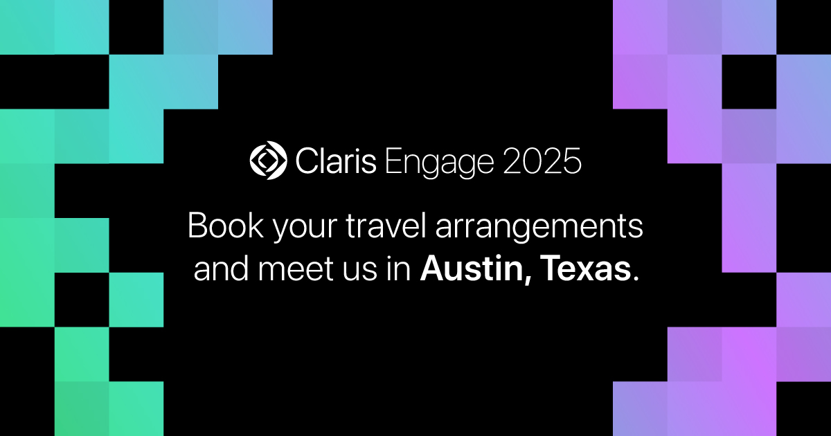 Claris Engage 2025: Travel Details for Developer Conference